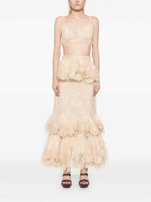 Zimmermann Eden Lace Handkerchief Skirt