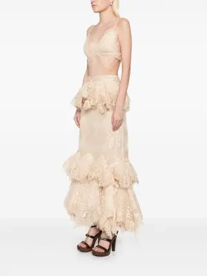 Zimmermann Eden Lace Handkerchief Skirt