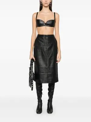 LUDOVIC DE SAINT SERNIN Easy Cleavage Crop Top