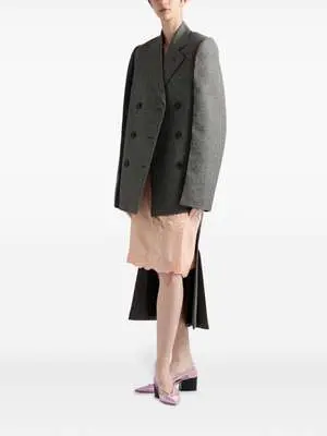Prada Embroidered Silk Skirt