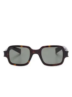 Saint Laurent Tortoiseshell Sunglasses - Black