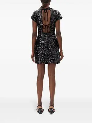 GANNI Sequin-embellished Mini Dress