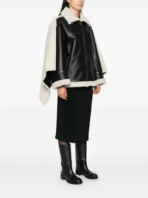 ALAINPAUL Shearling Cape Jacket