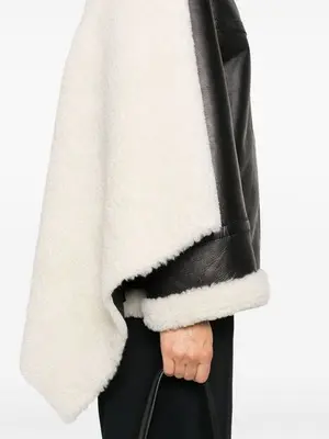 ALAINPAUL Shearling Cape Jacket