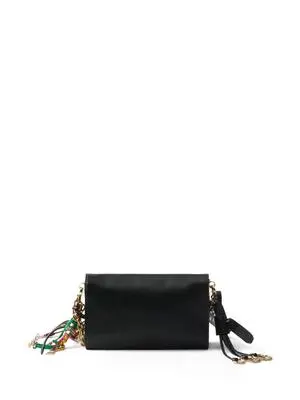 Prada Soft Sound Small Leather Shoulder Bag With Charms