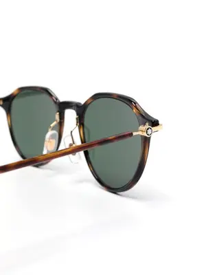 Montblanc Tortoiseshell-effect Sunglasses