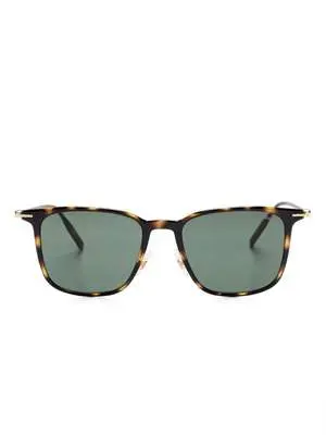 Montblanc Square-frame Sunglasses - Brown