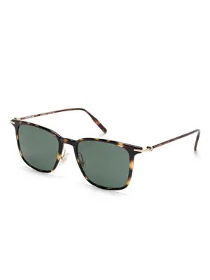 Montblanc Square-frame Sunglasses - Brown