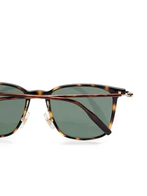 Montblanc Square-frame Sunglasses - Brown