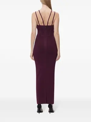 Herve Leger Sleeveless Midi Dress