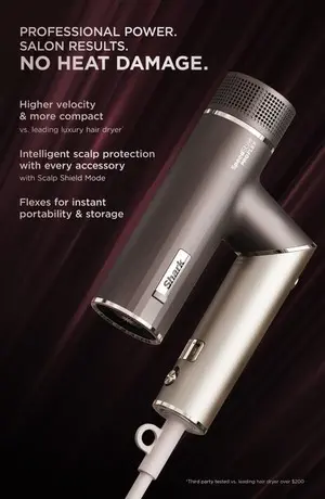 SHARK Speedstyle Pro Flex Professional Performance High-velocity Hair Dryer System - Multi