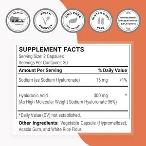 SUPERSMART Hyaluronic Acid Supplement