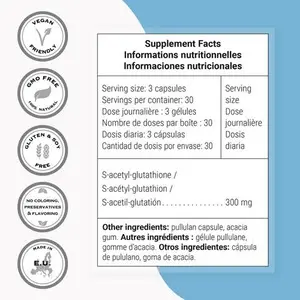 SUPERSMART S-acetyl Glutathione 300mg