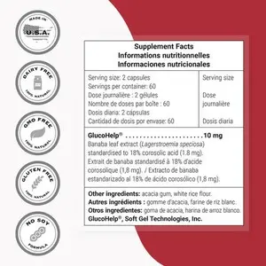 SUPERSMART Glucofit Banana 10 Mg Per Day
