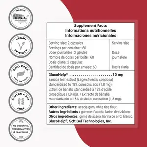 SUPERSMART Glucofit Banana 10 Mg Per Day