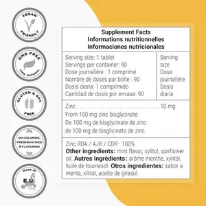 SUPERSMART Advanced Zinc Lozenges 10mg