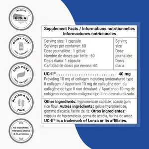 SUPERSMART Uc Ii Supplement 40mg
