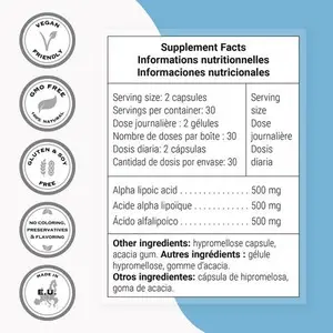 SUPERSMART Alpha Lipoic Acid 500mg