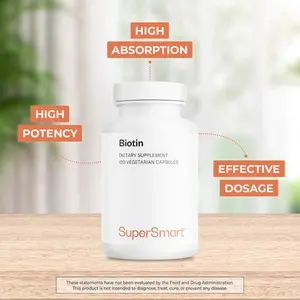 SUPERSMART Biotin 10,000mcg / 10g