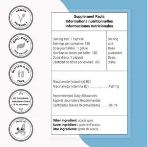 SUPERSMART Niacinamide Supplement 2000mg