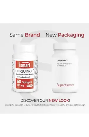 SUPERSMART Ubiquinol™ 200mg Per Day