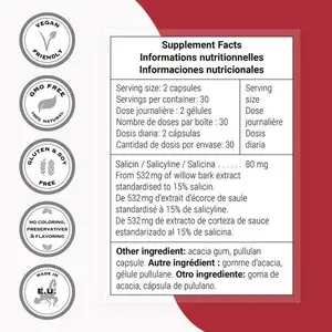 SUPERSMART Willow Bark Extract 530mg