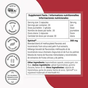 SUPERSMART Sytrinol Supplement 300mg