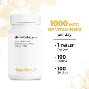 SUPERSMART Methylcobalamine B12 1000mcg