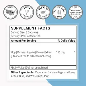 SUPERSMART Xanthohumol Supplement 150mg