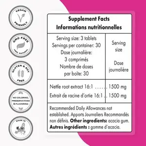 SUPERSMART Nettle Root Extract 1500mg