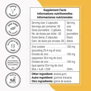 SUPERSMART Zinc Orotate Supplement