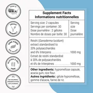 SUPERSMART Reishi Extract 1000mg