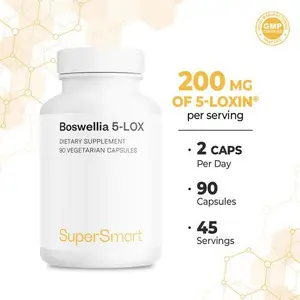 SUPERSMART Boswellia 5-lox 200 Mg Per Daywith Boswellia Serrata Extract