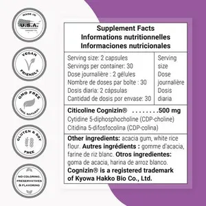 SUPERSMART Cdp Choline 500mg Per Day