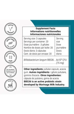 SUPERSMART Bifidobacterium Longum Bb536