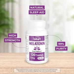 SUPERSMART Melatonin 2mg Per Day