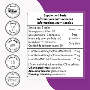 SUPERSMART Melatonin 2mg Per Day