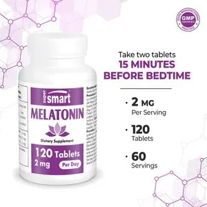 SUPERSMART Melatonin 2mg Per Day