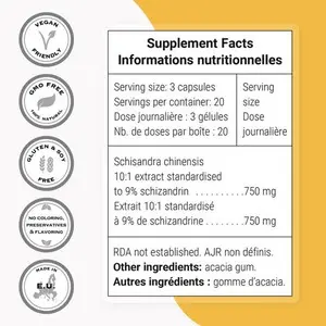 SUPERSMART Schisandra Chinensis 750mg