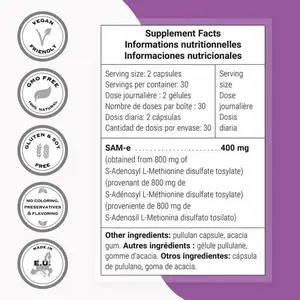SUPERSMART Sam-e Supplement 200mg