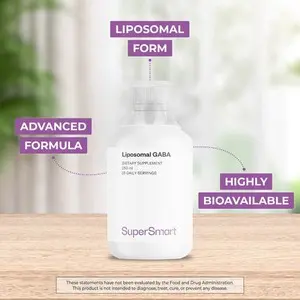 SUPERSMART Liposomal Gaba 500mg Per Day