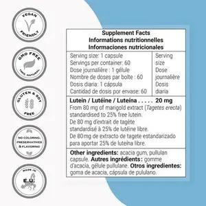 SUPERSMART Lutein 20mg Per Day