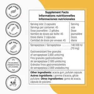 SUPERSMART Serrapeptase 120000iu