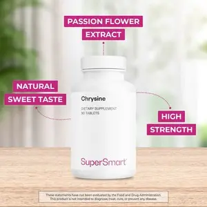 SUPERSMART Chrysin Supplement 1500mg