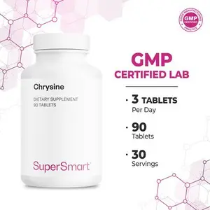 SUPERSMART Chrysin Supplement 1500mg