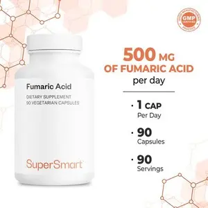 SUPERSMART Fumaric Acid 500mg Per Day