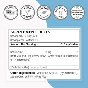 SUPERSMART Spermidine 3mg Per Day