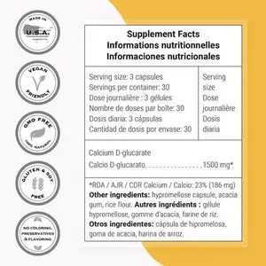 SUPERSMART Calcium D-glucarate 1500mg