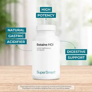 SUPERSMART Betaine Hci 2600mg Per Day