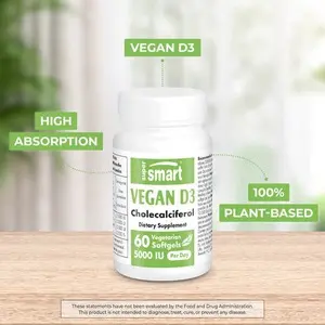 SUPERSMART Vegan Vitamin D3 5000 Iu